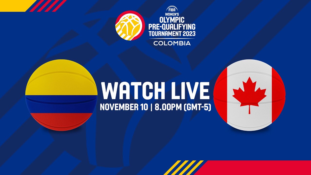 Colombia v Canada | Full Basketball Game | FIBA Women’s Olympic Pre ...