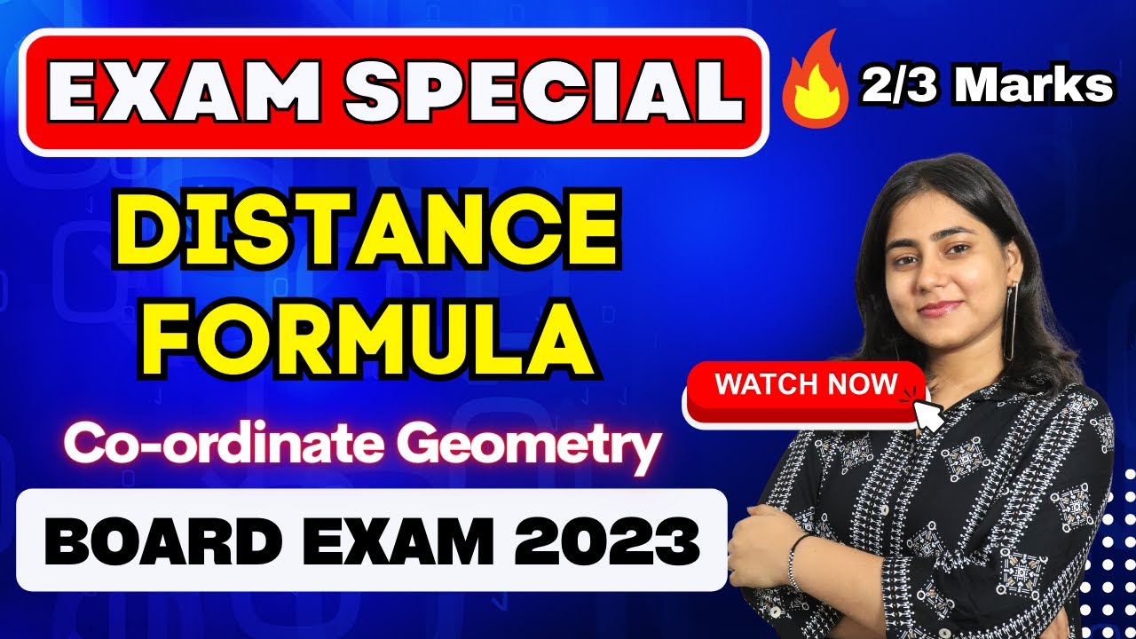 Distance Formula | Co-ordinate Geometry | Class 10 Geometry ...