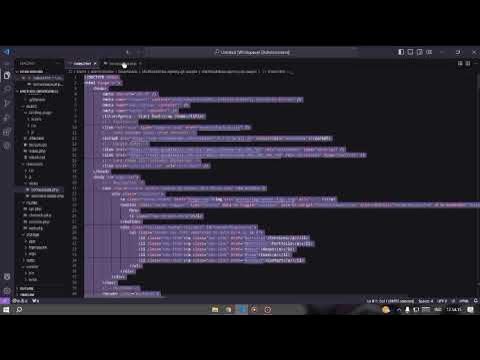 Tutorial cara menambahkan template bootstrap ke dalam #laravel - YouTube