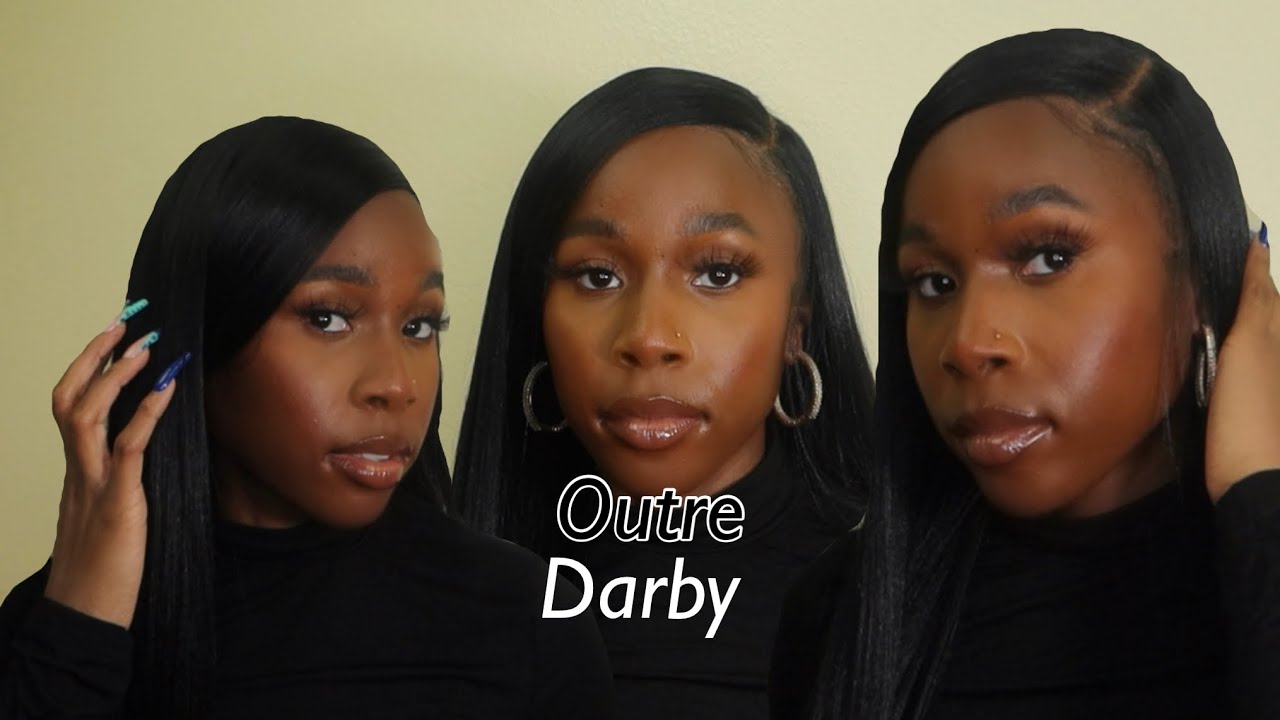 HUMAN HAIR VIBES?! | Outre “Sleek Lay” Darby - YouTube