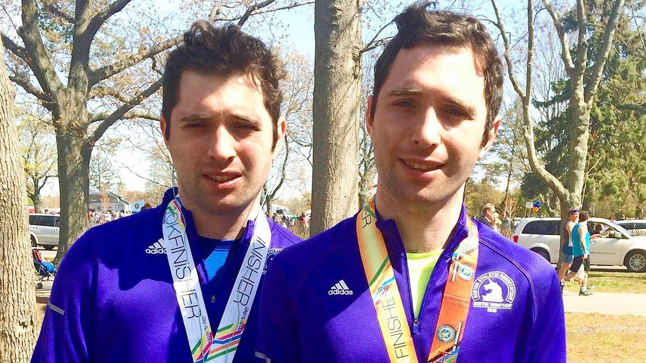 Identical Twins With Autism Share a Passion for Running - YouTube