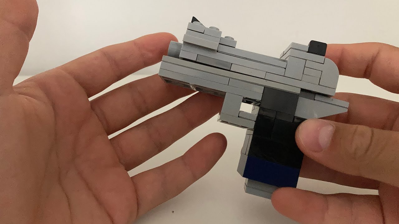 Lego desert eagle tutorial (design by me) - YouTube