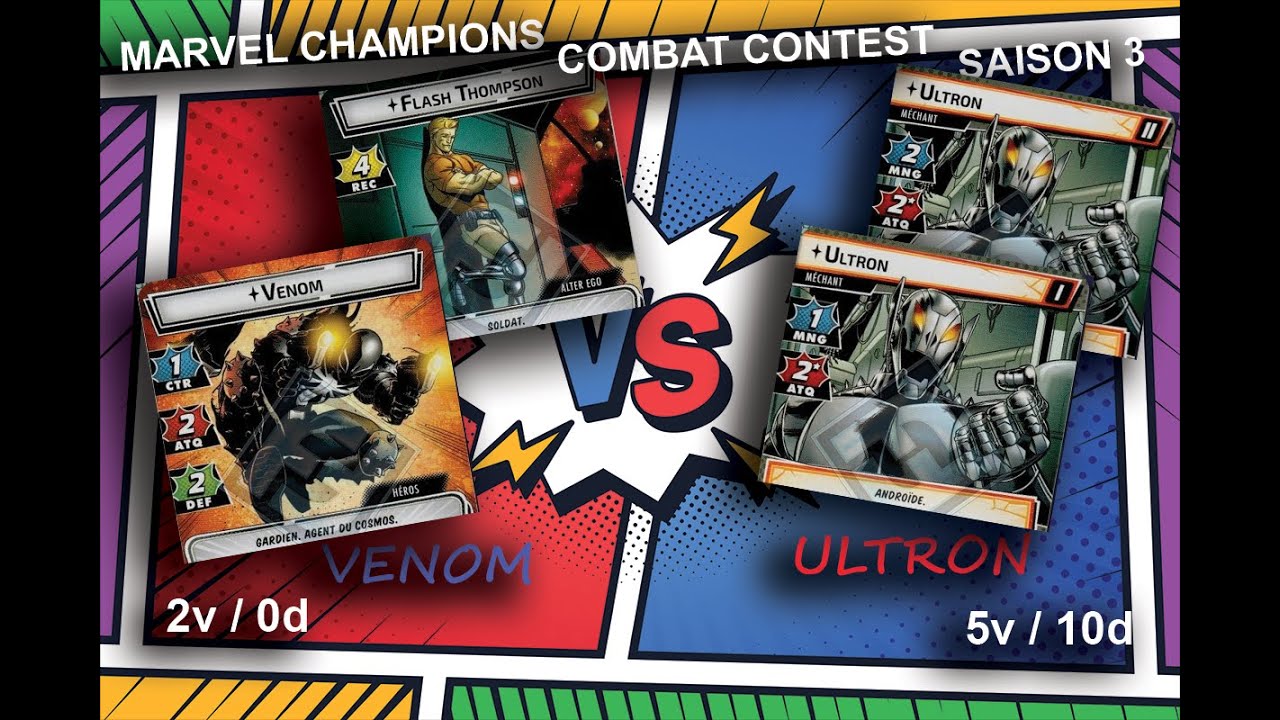 ULTRON vs VENOM [ Marvel Champions Combat Contest - S03 - Ep 16 ] - YouTube