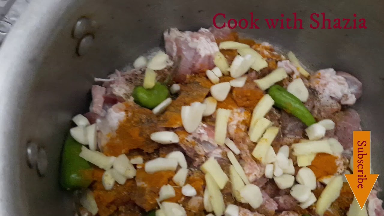 dam pukht recipe| steam mutton recipe - YouTube