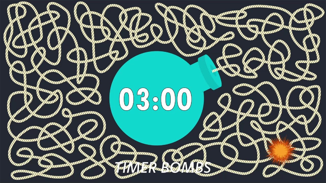 3 Minute Cyan Timer Bomb | Cartoon Explosion - YouTube