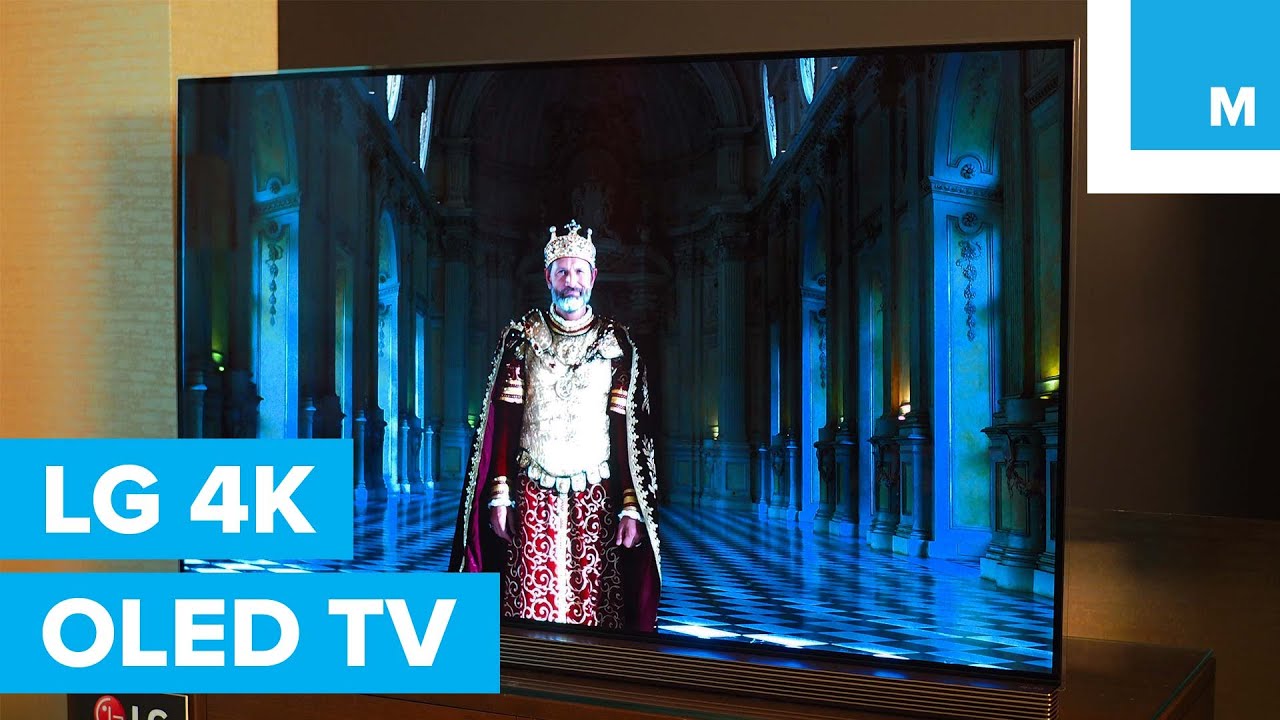 LG OLED 4K HDR TV First Impressions | Mashable CES 2016 - YouTube
