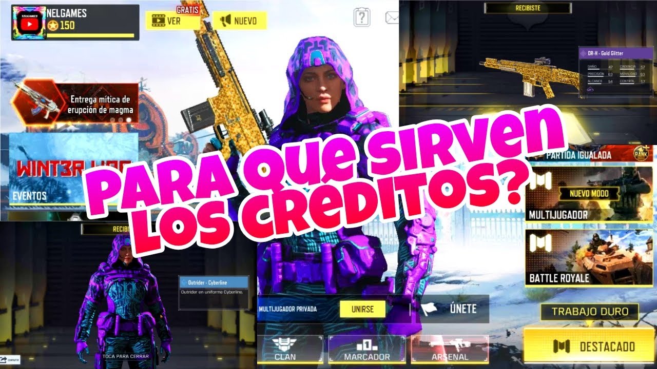 Para Que Sirven Los Créditos Call Of Duty Mobile COD MOBILE - YouTube