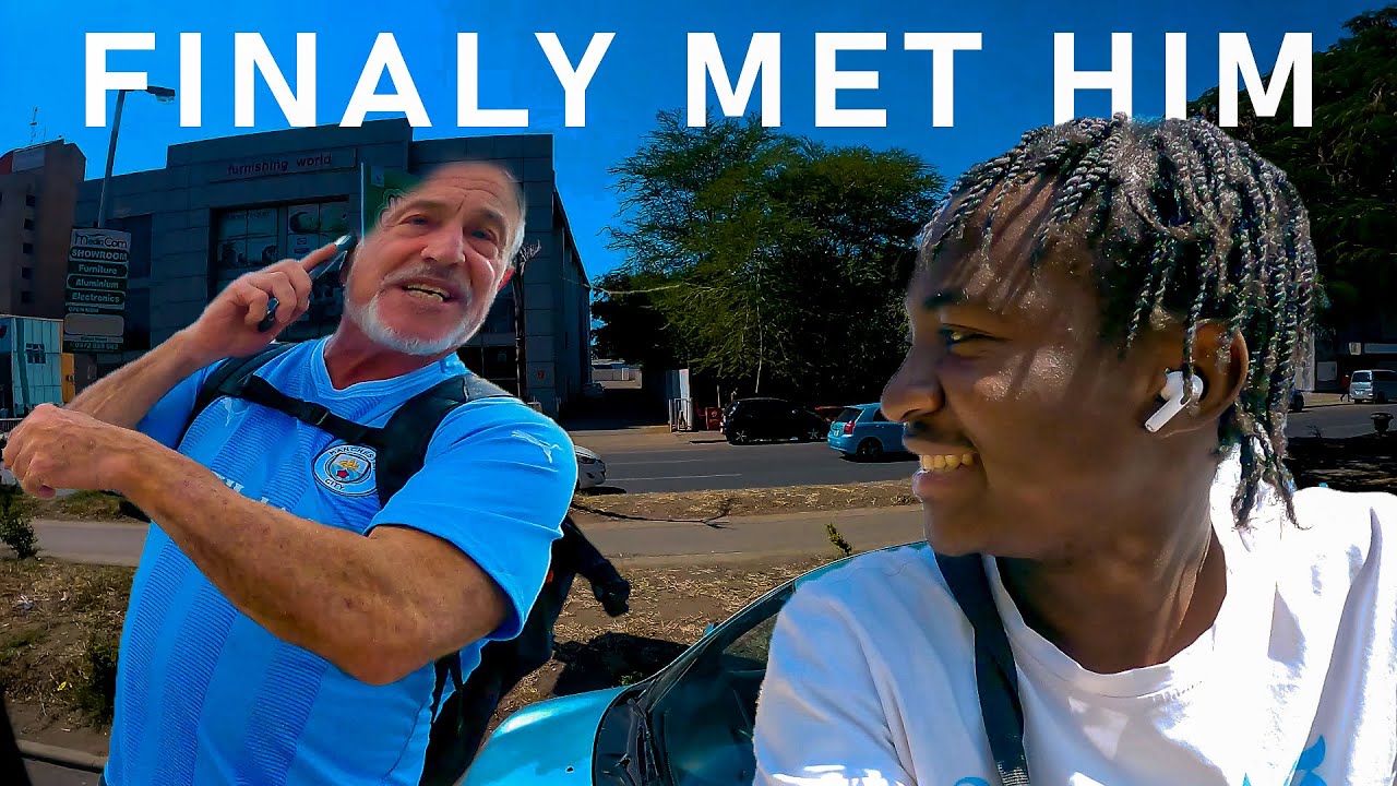I finally met the White guy who went famous in Africa Zambia - YouTube