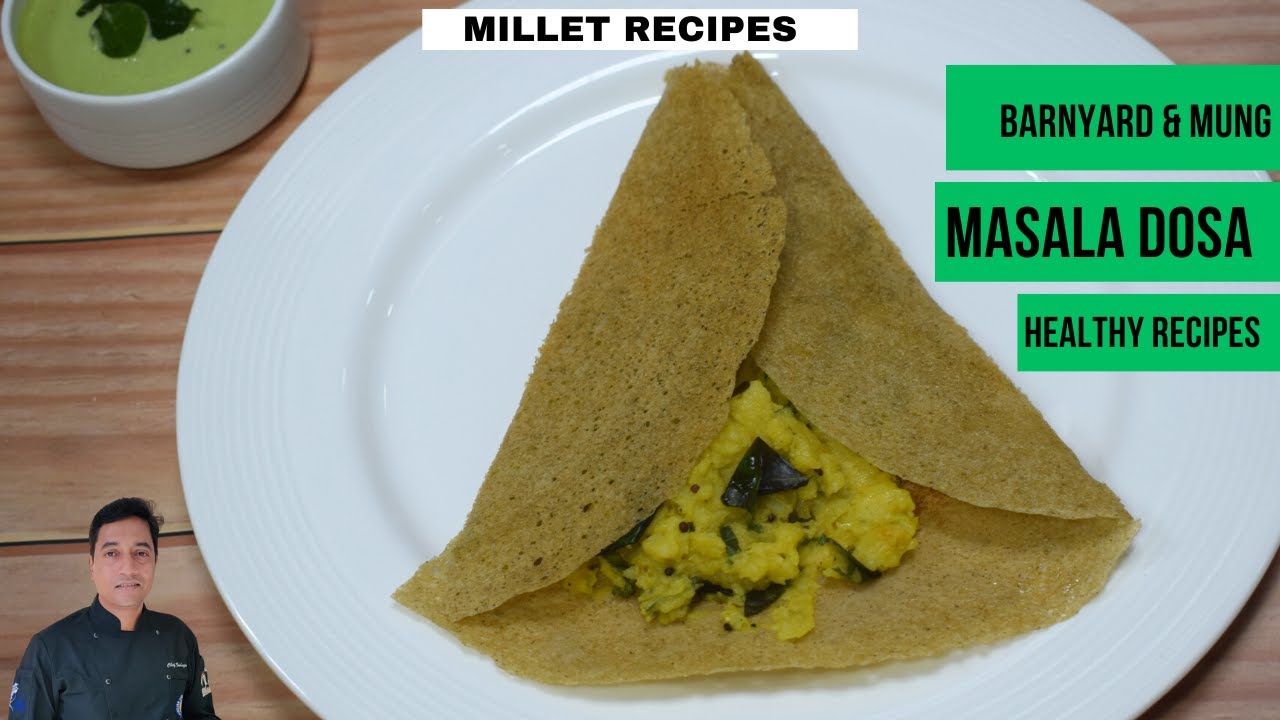 Barnyard Millet Recipes | Samvat ke chawal Dosa recipe | Green Mung ...