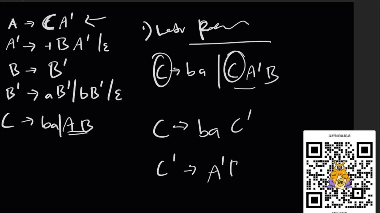 5.5 Revisi Top Down Parsing (Recursion) - YouTube