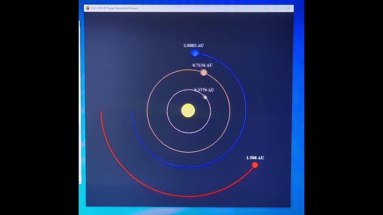 Python Solar System Simulator - YouTube