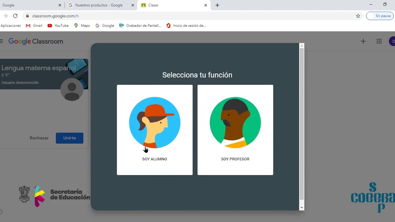 INICIAR SESIÓN COMO ALUMNO, CUENTA INSTITUCIONAL GOOGLE PARA EDUCACIÓN ...