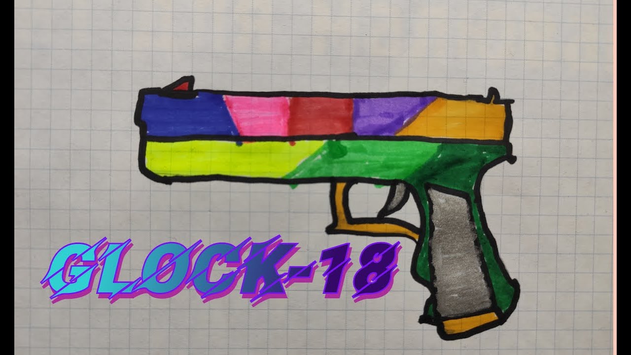 Drawing weapons - How to draw Glock-18 - YouTube