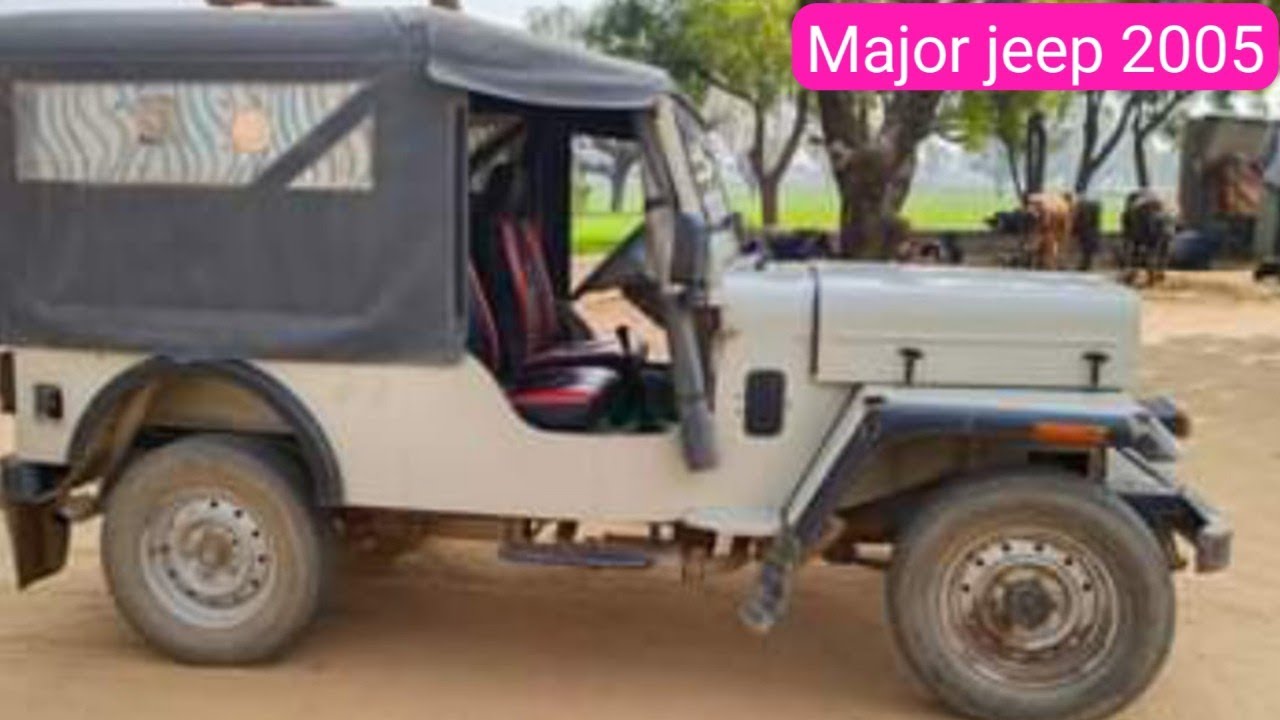 Second hand Mahindra major jeep model- 2005, major jeep, old major jeep ...