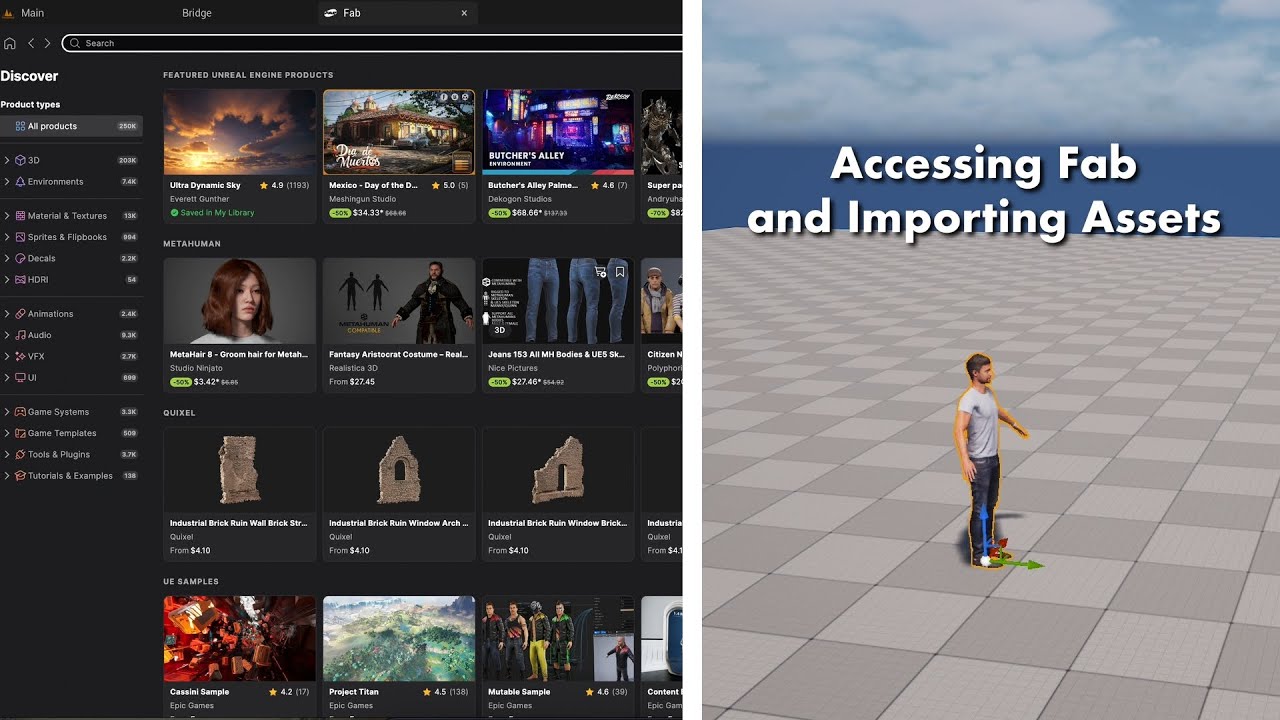 How to Use Fab in Unreal Engine - YouTube