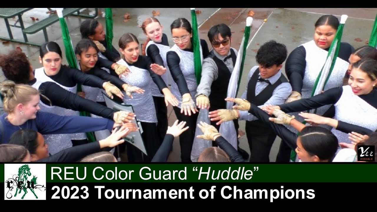 2023 REU Color Guard Huddle at TOC (Tournament Of Champions) - YouTube