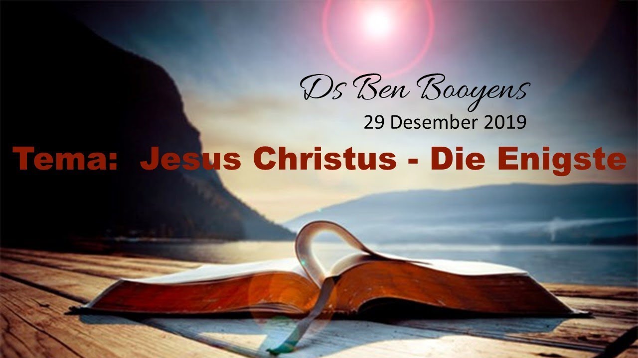 Jesus Christus - Die Enigste - YouTube