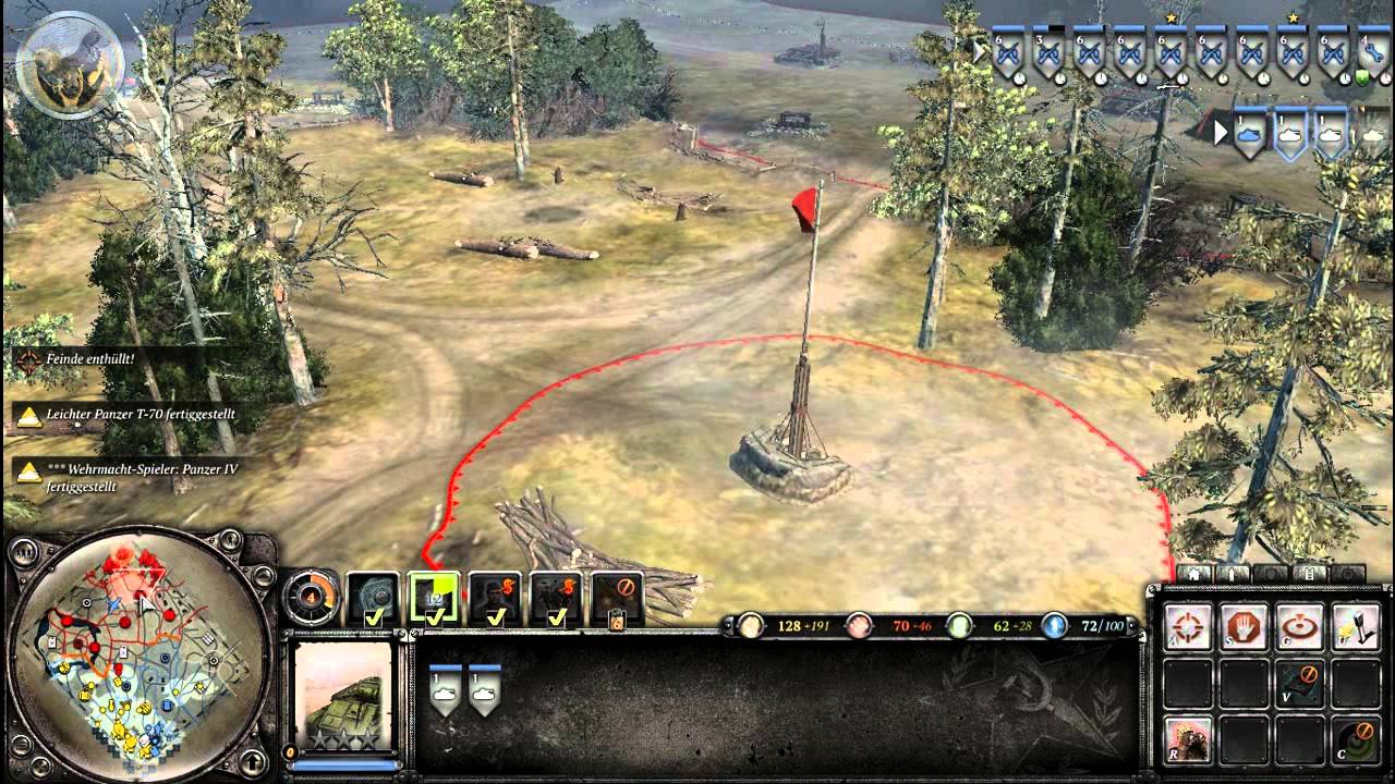 CoH2 Gameplay Steppe Deutsch - YouTube