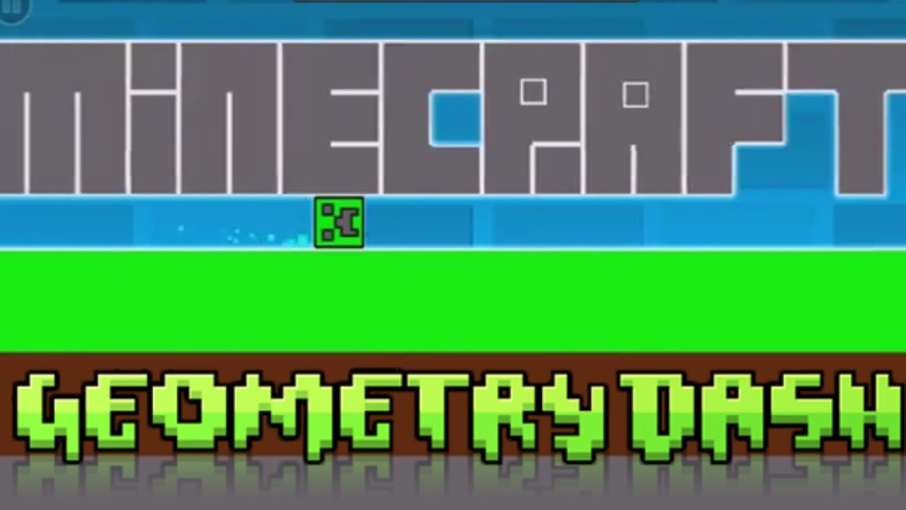 Geometry Dash || Minecraft by ElectroCr4zy - YouTube