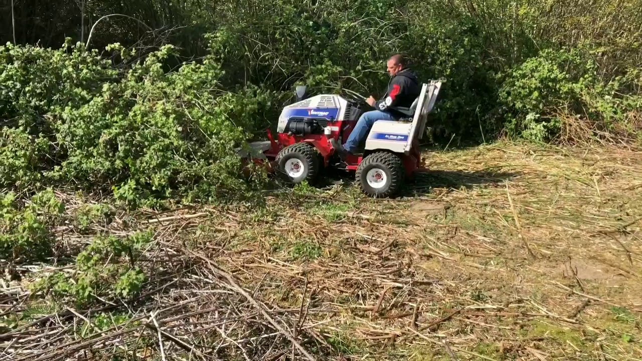 Ventrac 4200 vxd turbo with tough cut - YouTube