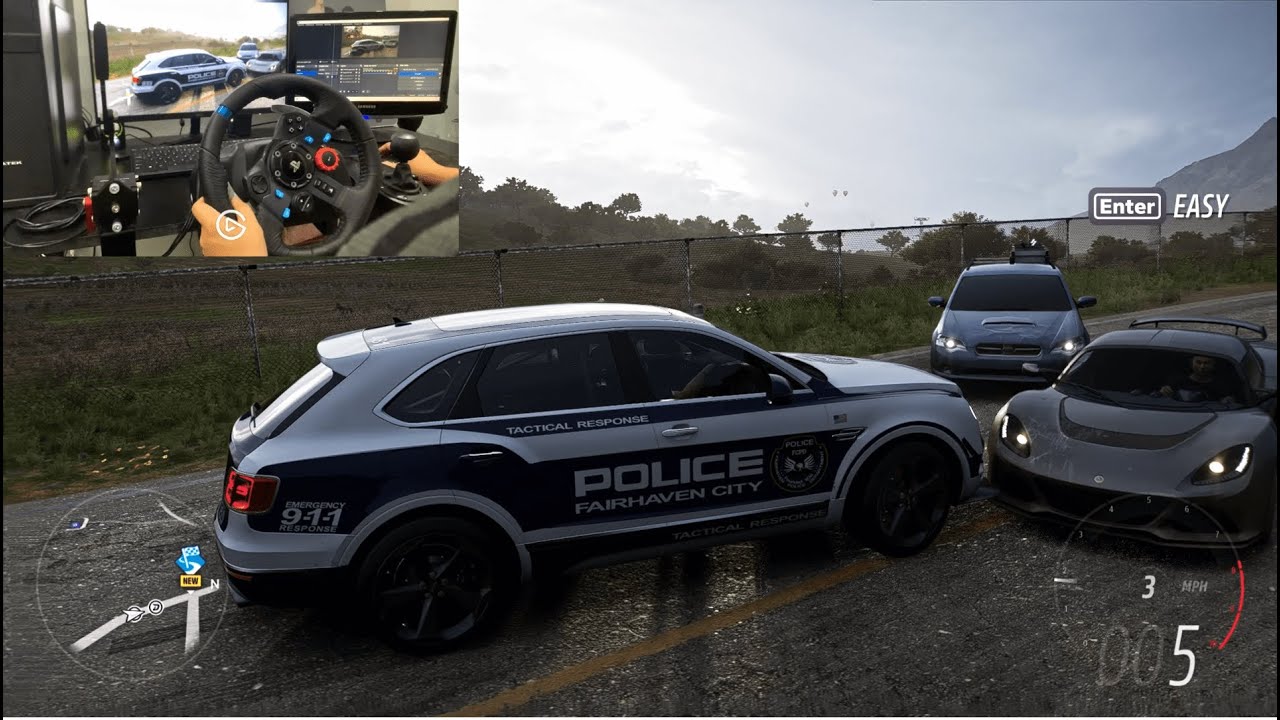 Bentley bentayga Police I Forza Horizon 5 | Logitech G92 Steering Wheel ...