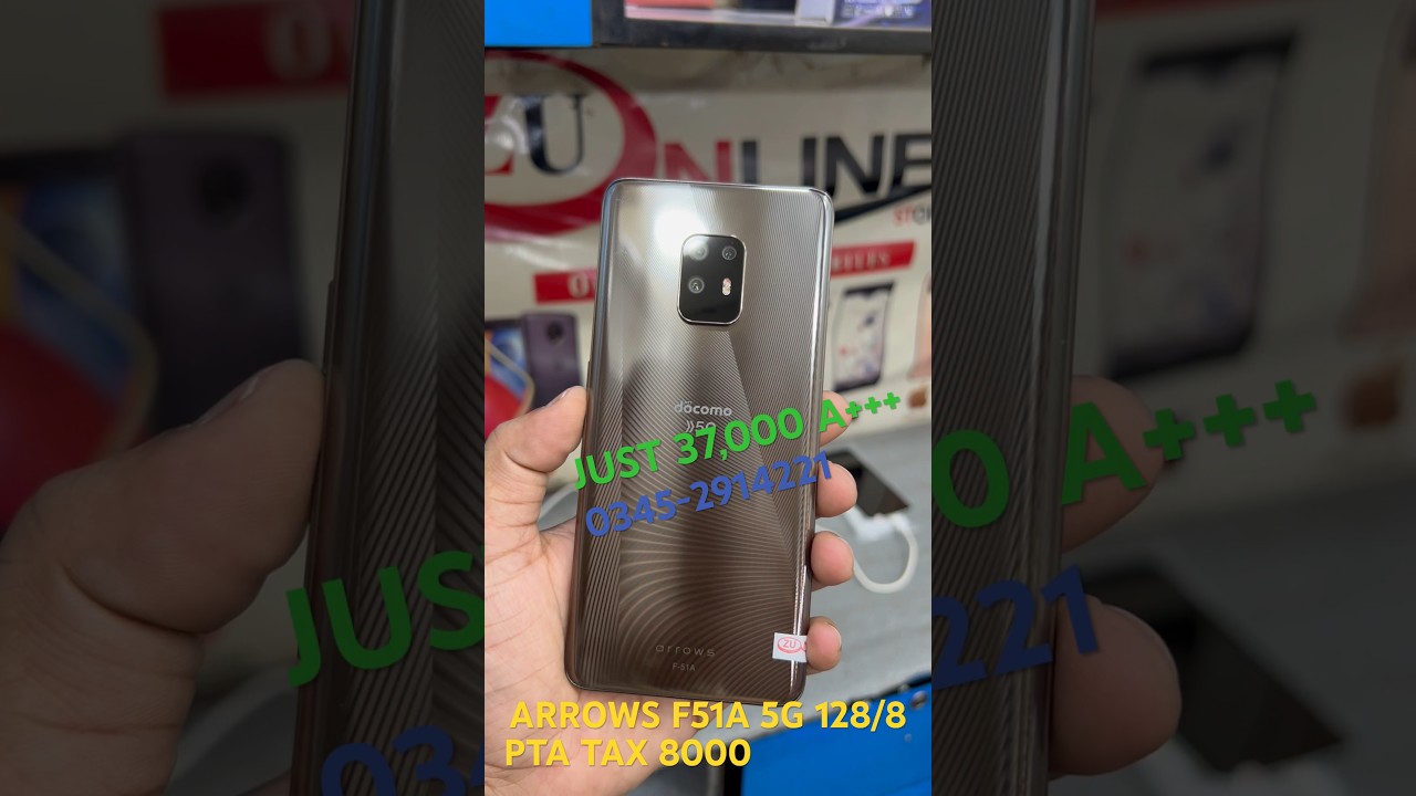 Arrows F51a 5g Price 37,000 - YouTube