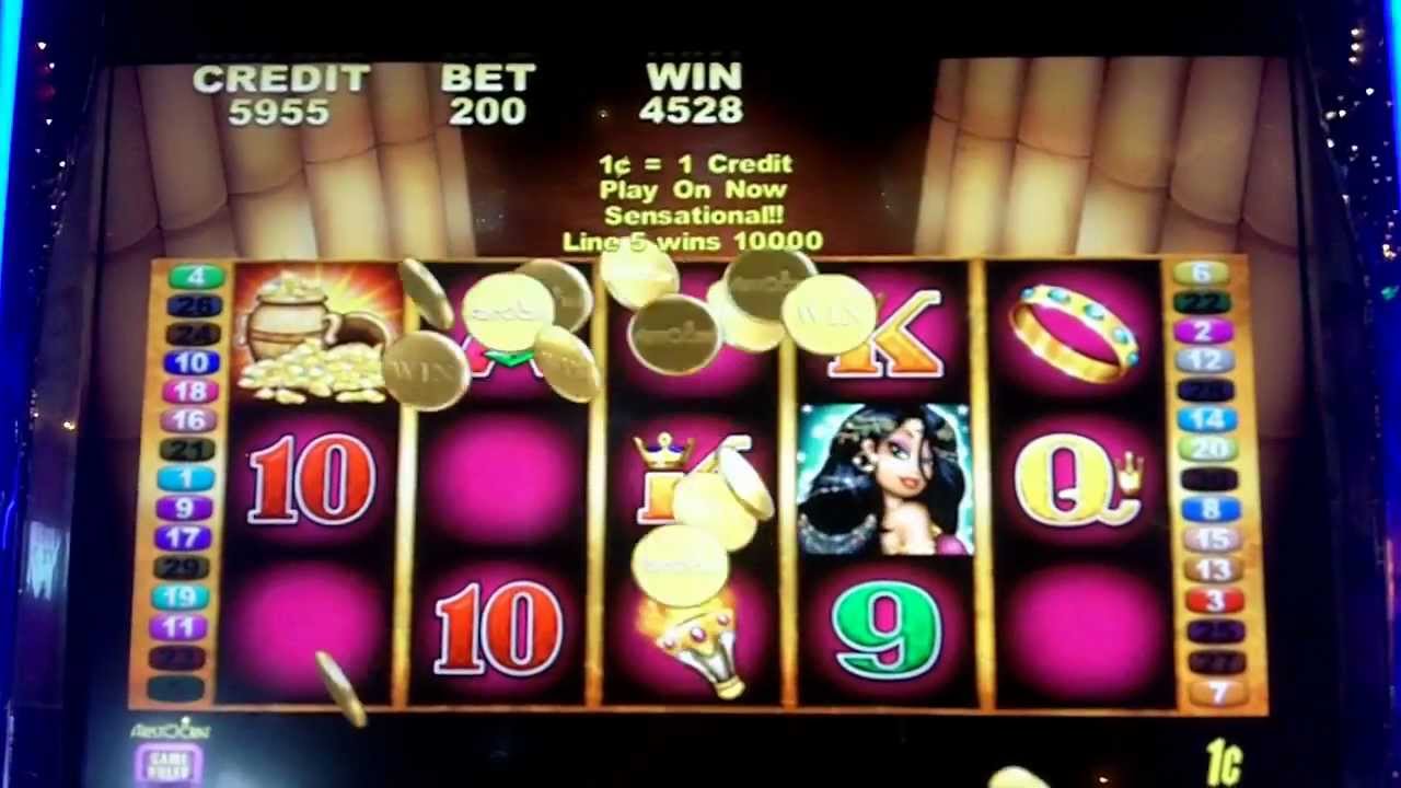 Aristocrat - Genie's Riches Slot Line Hits & Bonus - YouTube