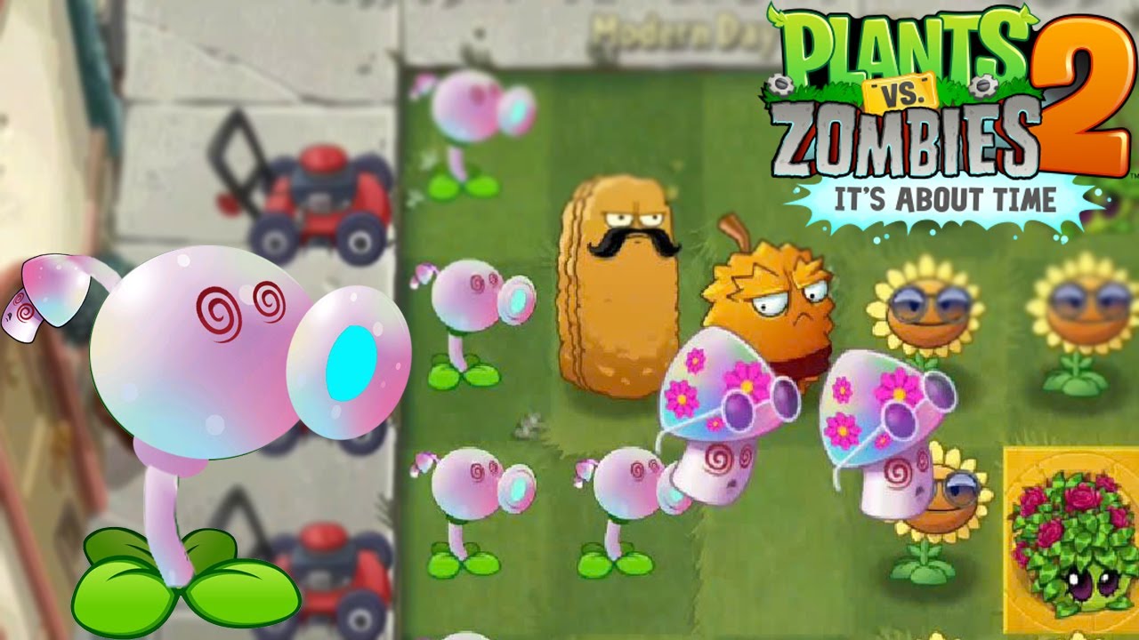 Plantas vs Zombies 2: Nueva jugabilidad de Plants Hypno Pea en la ...