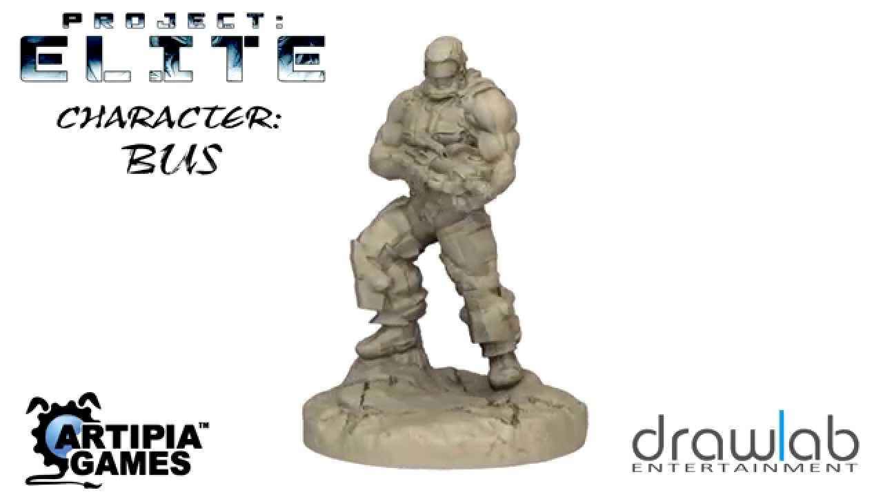 Project: ELITE - Character: Bus - Miniature Preview - YouTube