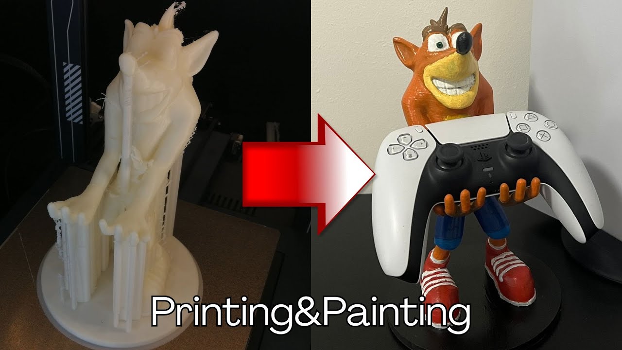 What an Incredible Result | Crash Bandicoot Controller Holder - YouTube