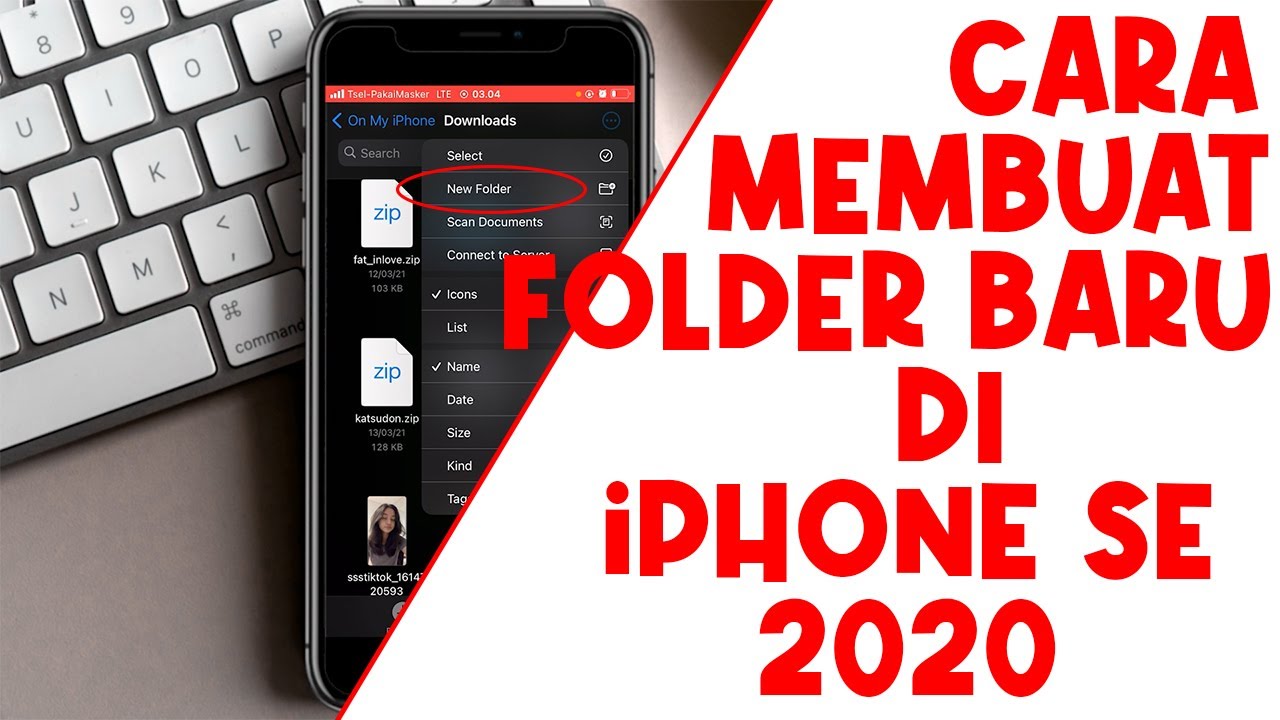 📂 Cara Membuat Folder Baru di Aplikasi File iPhone 📱 | Simpan & Atur ...