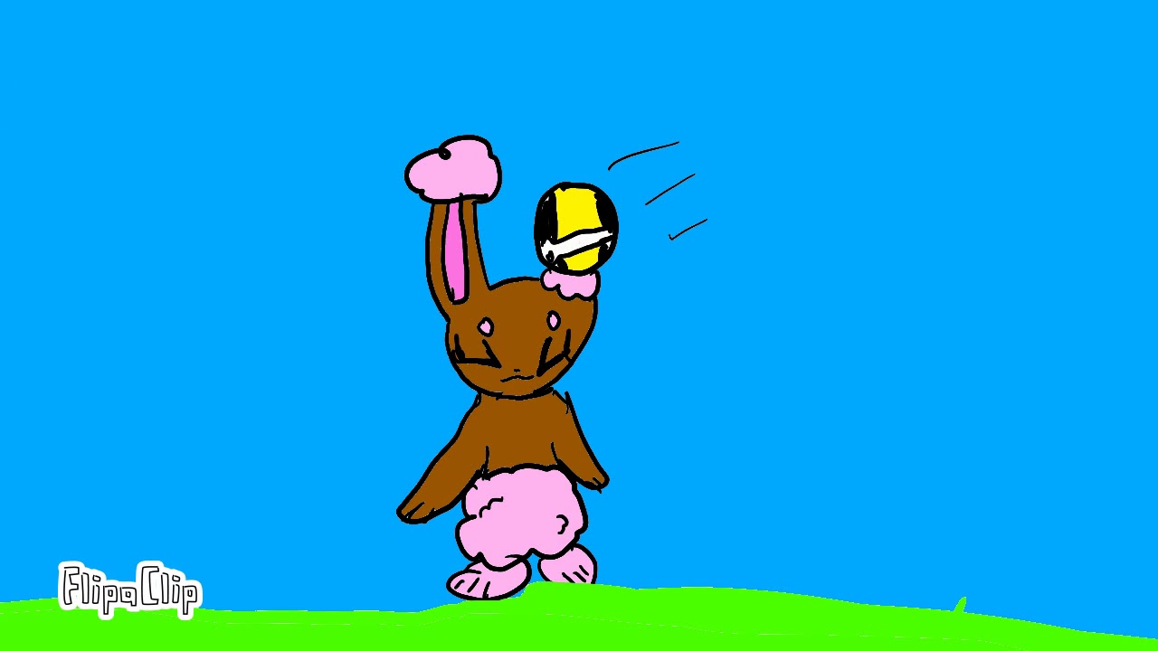 Buneary evolve into lopunny - YouTube