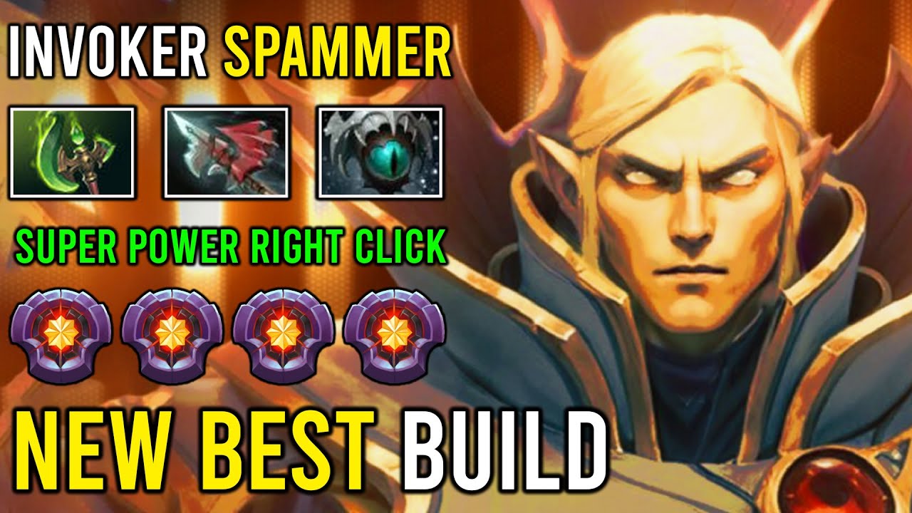 New Best Build Right Click For Invoker in Meta 7.37 Crazy Play Non-stop ...