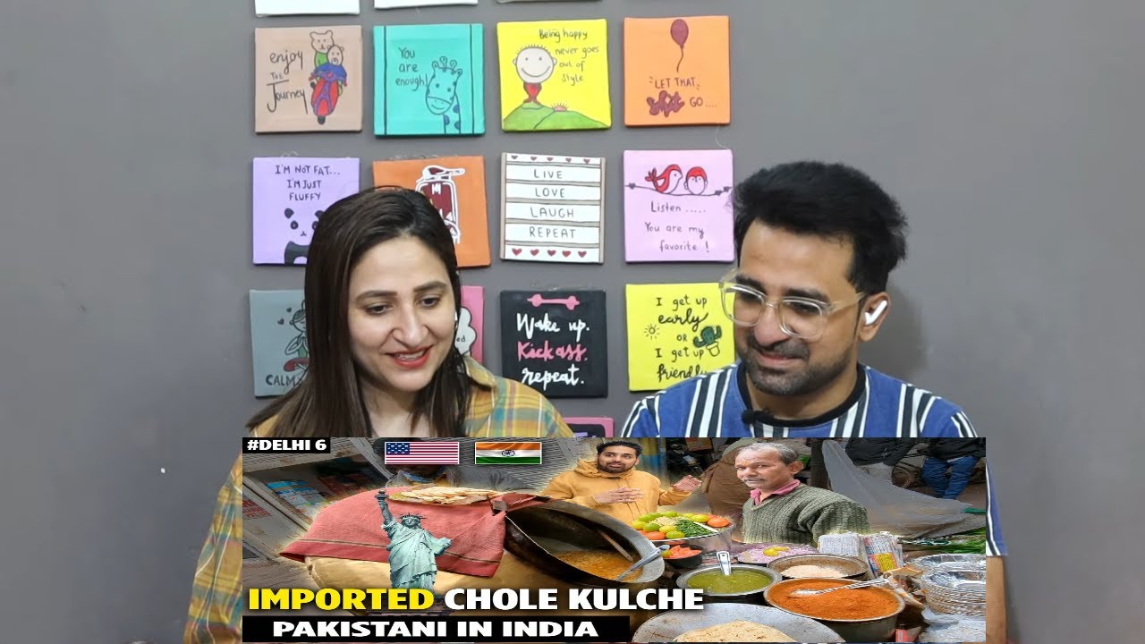 Pak Reacts to IMPORTED CHOLE KULCHE & PURI CHOLE | DELHI FOOD | INDIAN ...