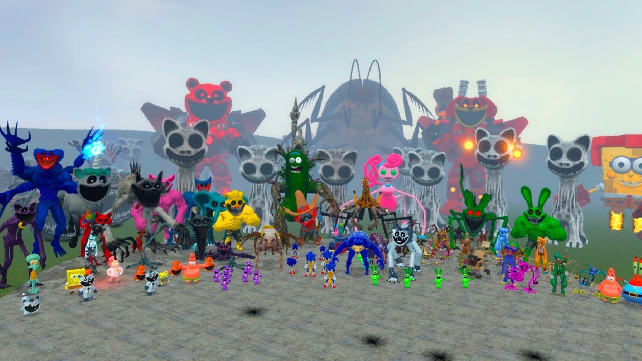 All New The Sonic Tapes Family vs An infected Cockroach and All Smiling ...