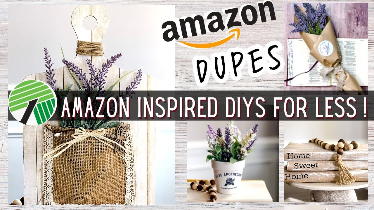 *NEW* Amazon Inspired DIYS l High End Dollar Tree Home Decor DIYS l ...