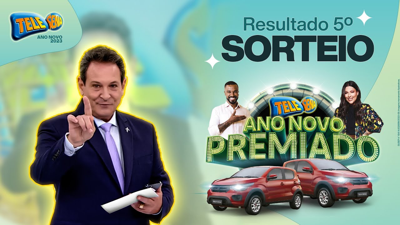 Confira o 5º Sorteio da Tele Sena de Ano Novo 2023 (05/02/2023) - YouTube