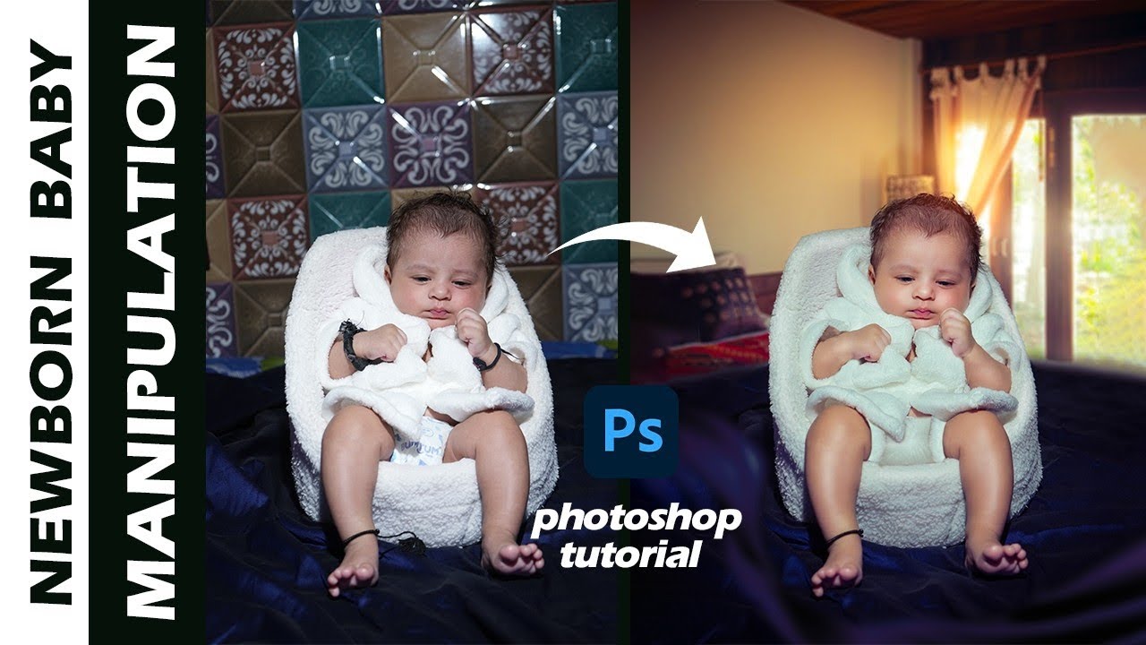 Newborn Baby Edit In Photoshop | In Under 6 Minutes? | Manipulation ...