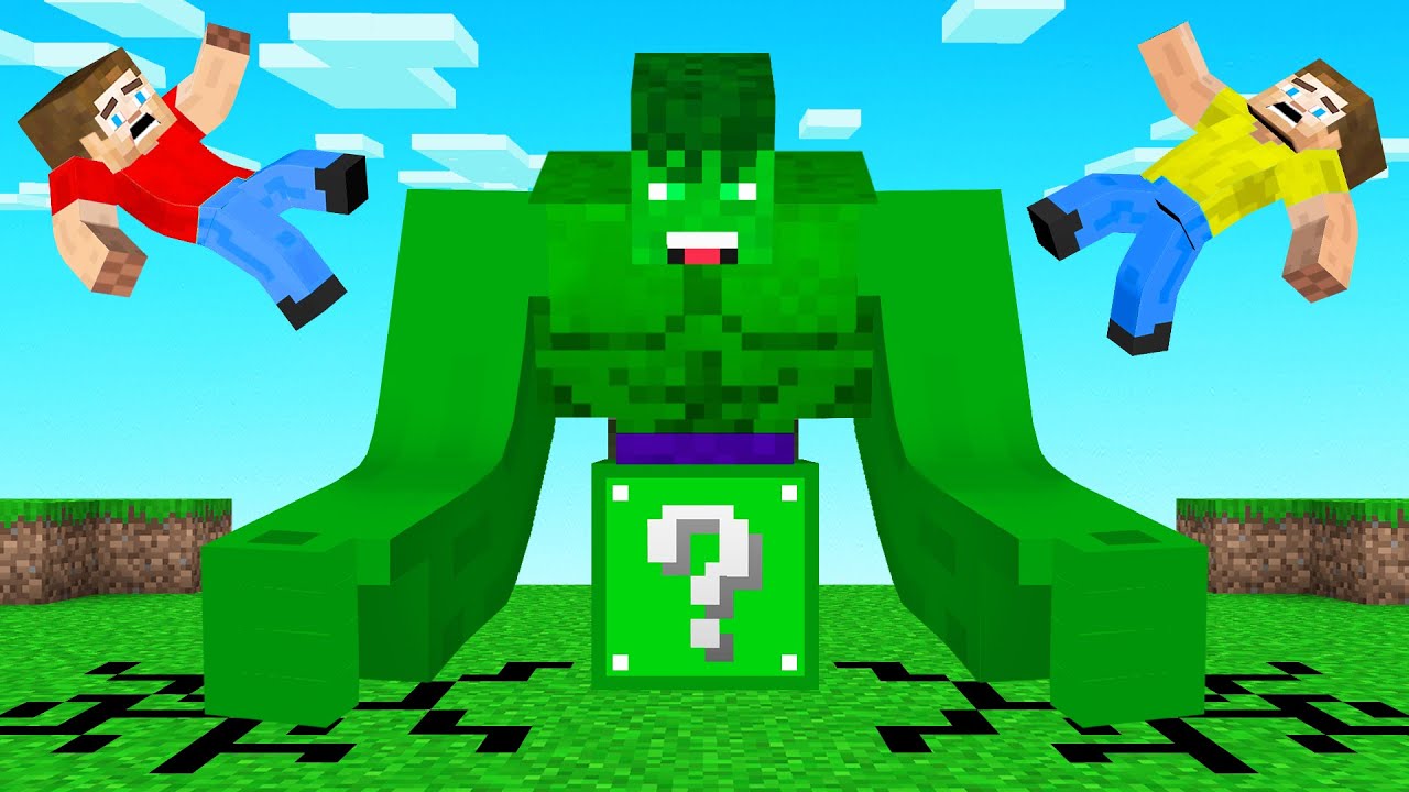We Opened HULK LUCKY BLOCKS In Minecraft! - YouTube