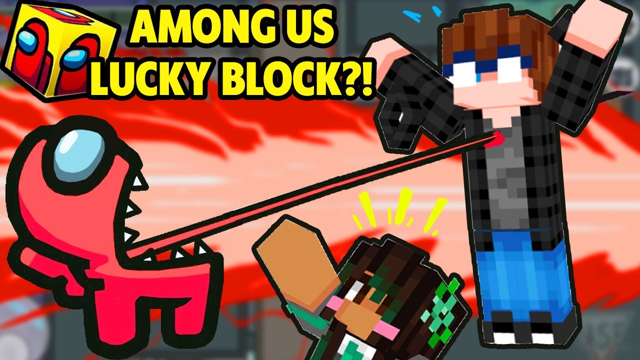 MEGA SUS AMONG US Lucky Blocks fra Dark web! - Minecraft Lucky Block ...