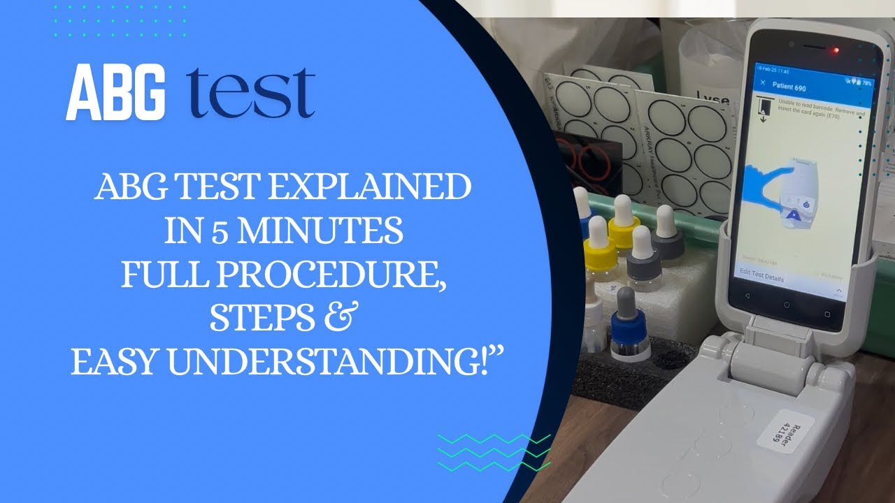 “ABG Test Explained in 5 Minutes | Full Procedure, Steps & Easy ...