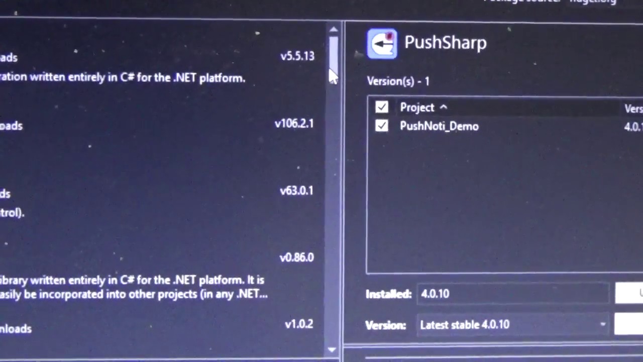 Sending Push Notifications Using C Youtube 7414