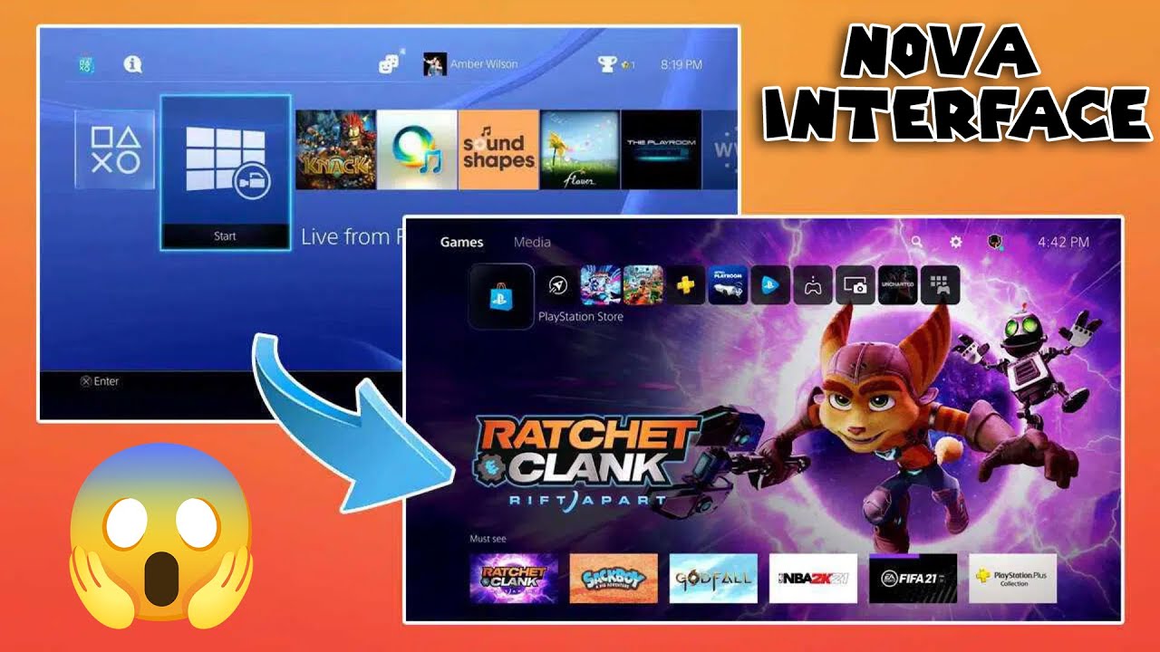 Melhorou Muito! Conhecendo Os Menus E Interface Do PS5 - YouTube
