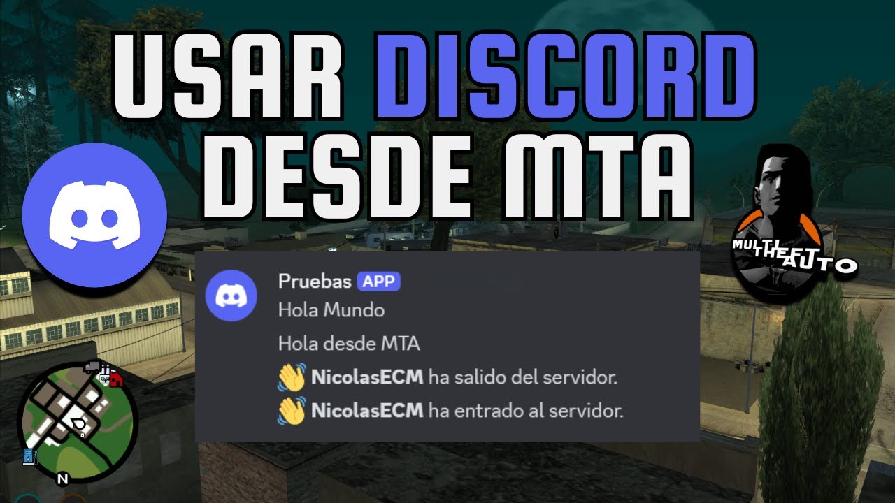 MTA:SA LUA | Como Enviar Mensajes a DISCORD desde MTA - YouTube