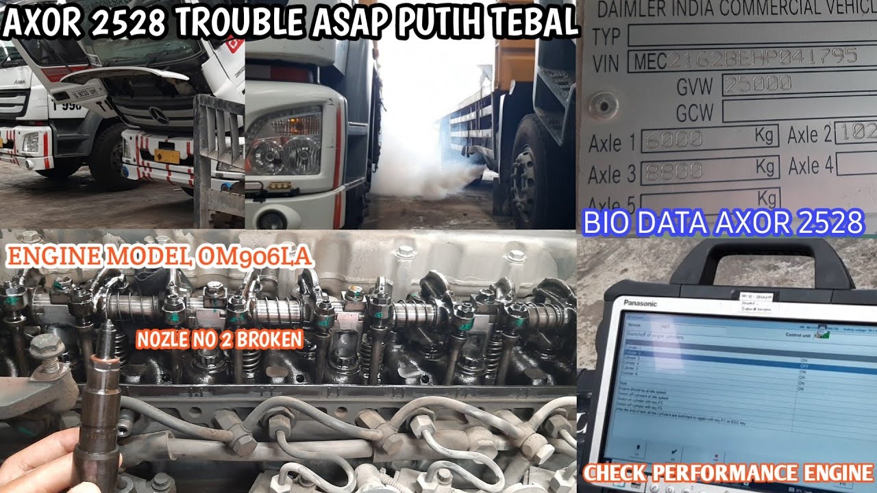 REVIEW TRUCK MERCEDES BENZ AXOR 2528 SELOG, TROUBLE MENELUARKAN ASAP ...