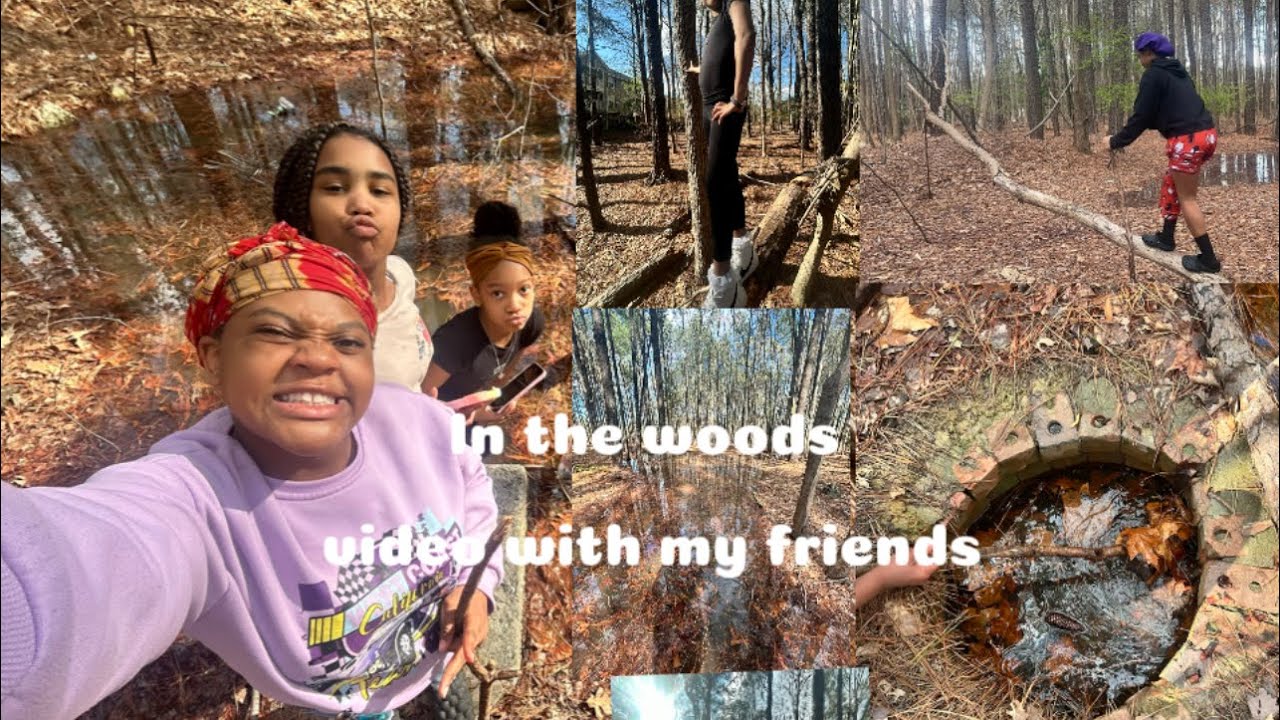In the woods video with my friends part 1️⃣||Zaleahs life🎀 - YouTube