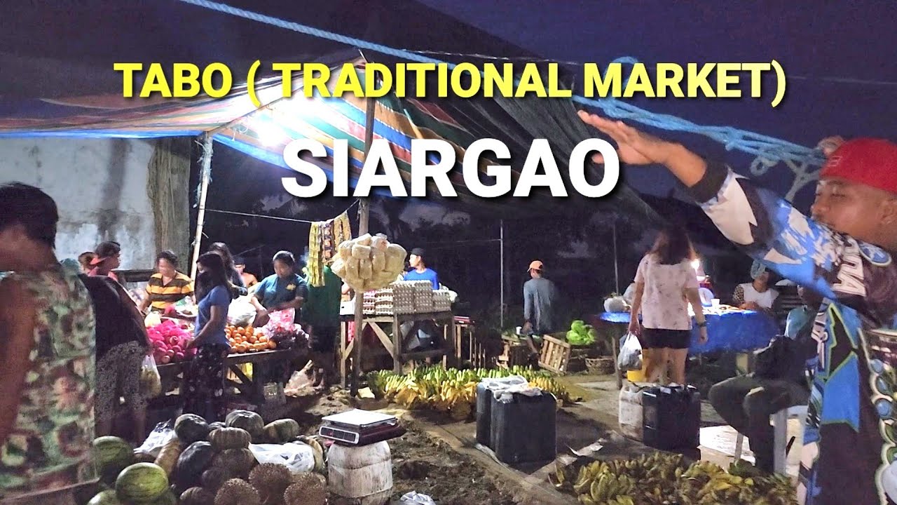 SIARGAO Tabo Traditional Market - YouTube
