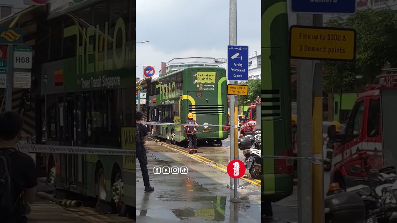 At least 3 injured after bus crashes into covered walkway outside ...