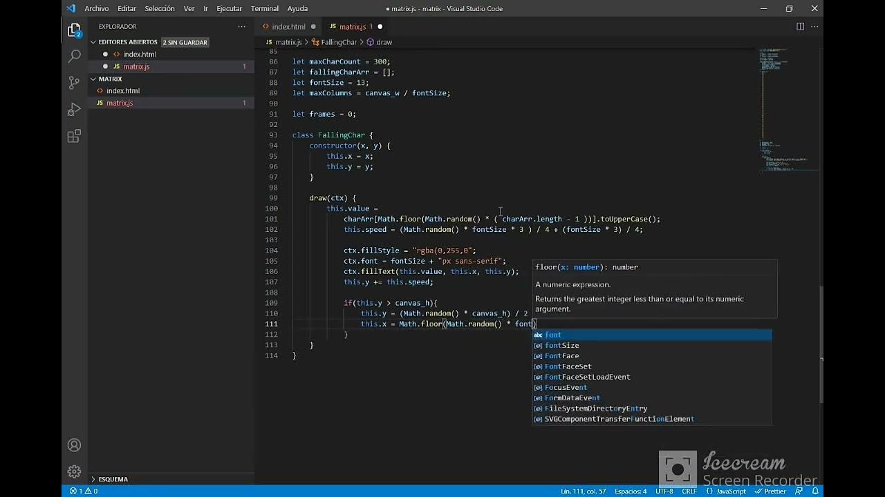 ASMR Programación || Código Matrix - YouTube