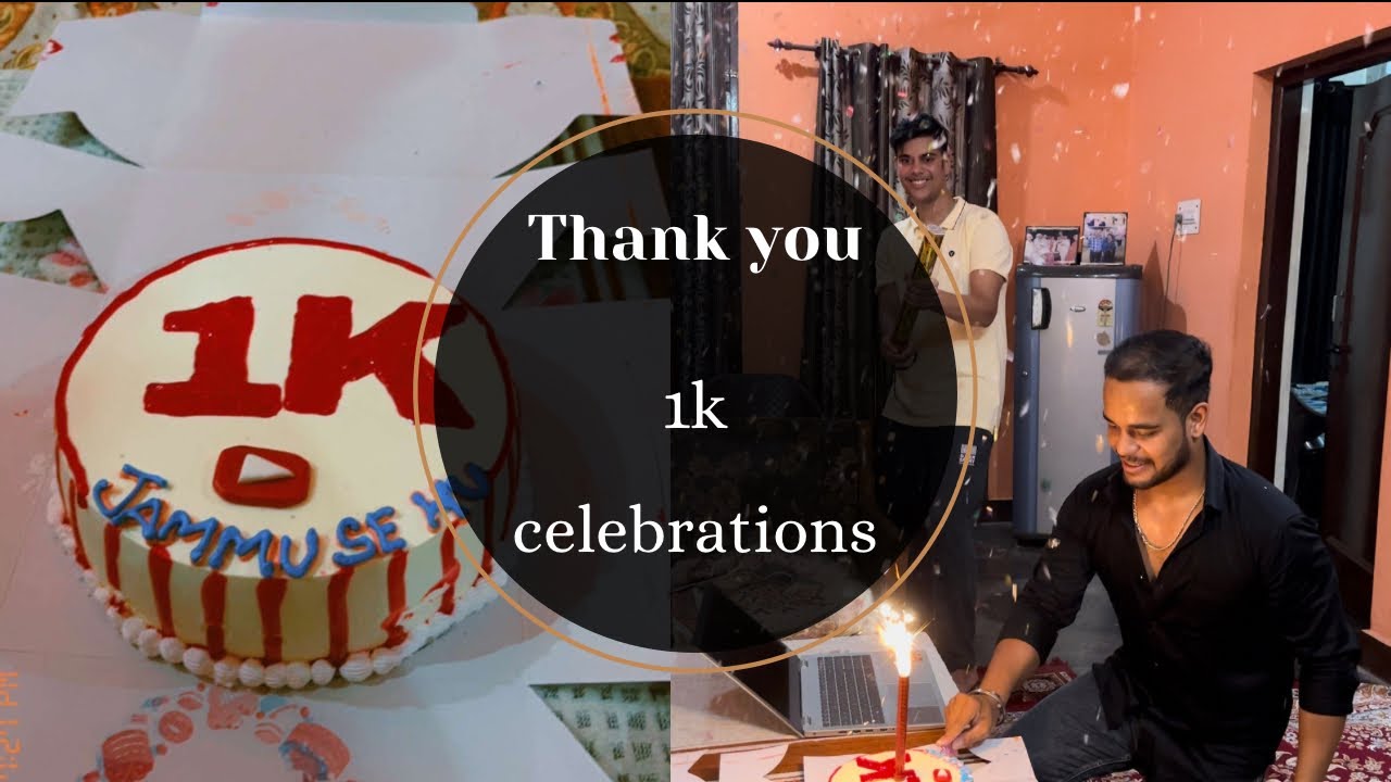 1k celebrations | cake cutting + dance + fun | #cakedesign #trending # ...